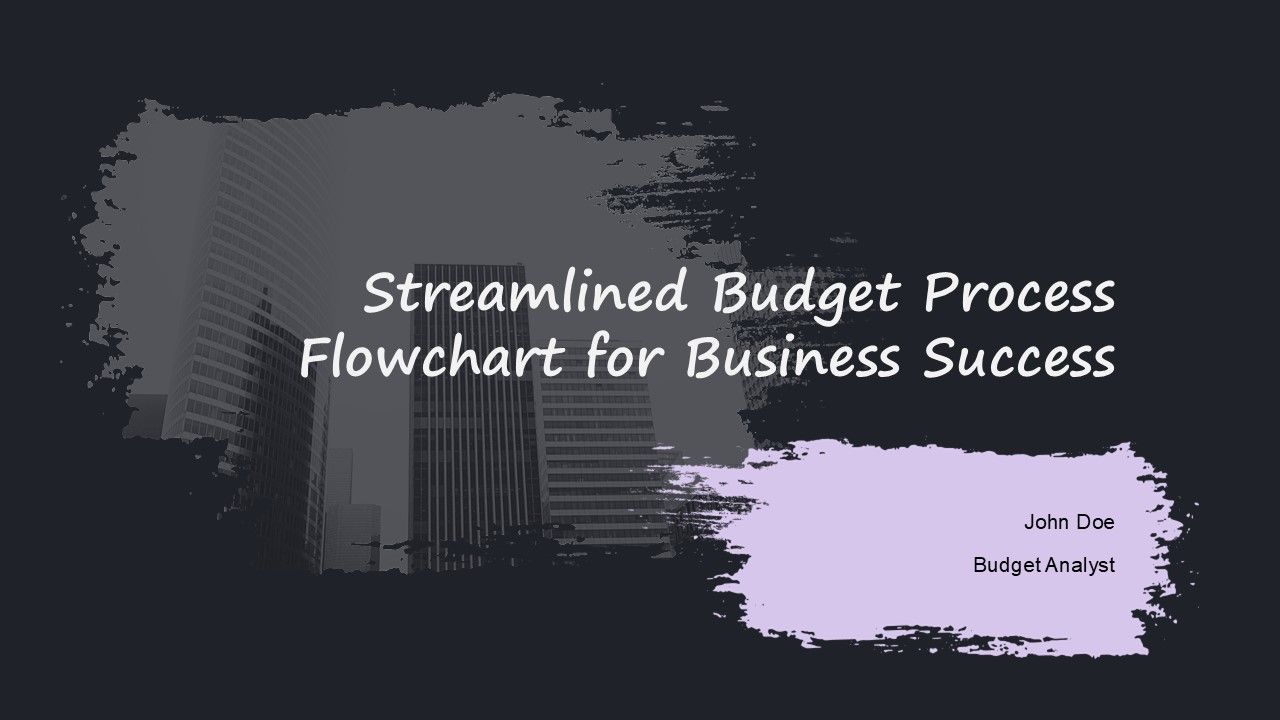 Streamlined Budget Process Flowchart For Business Success PPT H