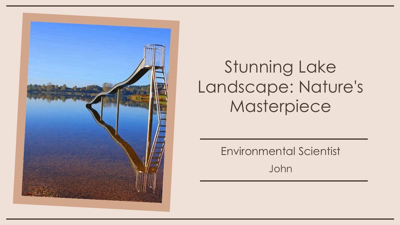 Stunning Lake Landscape Natures Masterpiece PPT Guidelines AT