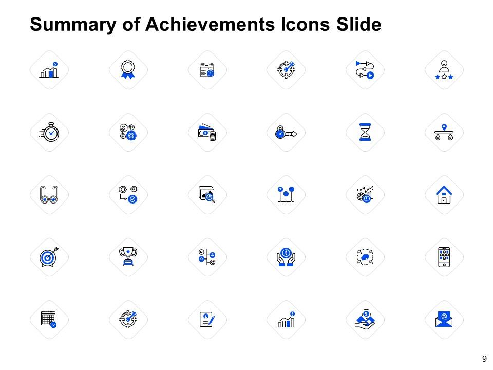 Summary Of Achievements Powerpoint Presentation Slides | Presentation ...