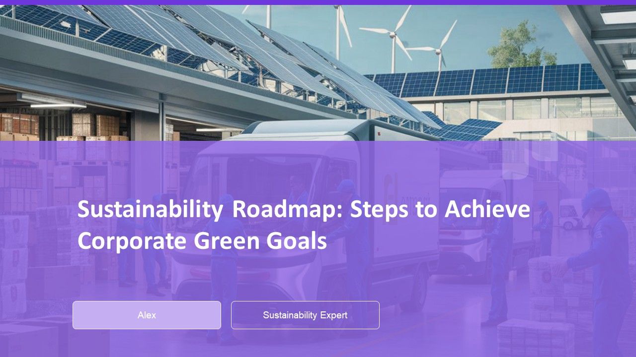 Sustainability Roadmap Steps To Achieve Corporate Green Goals PPT ...