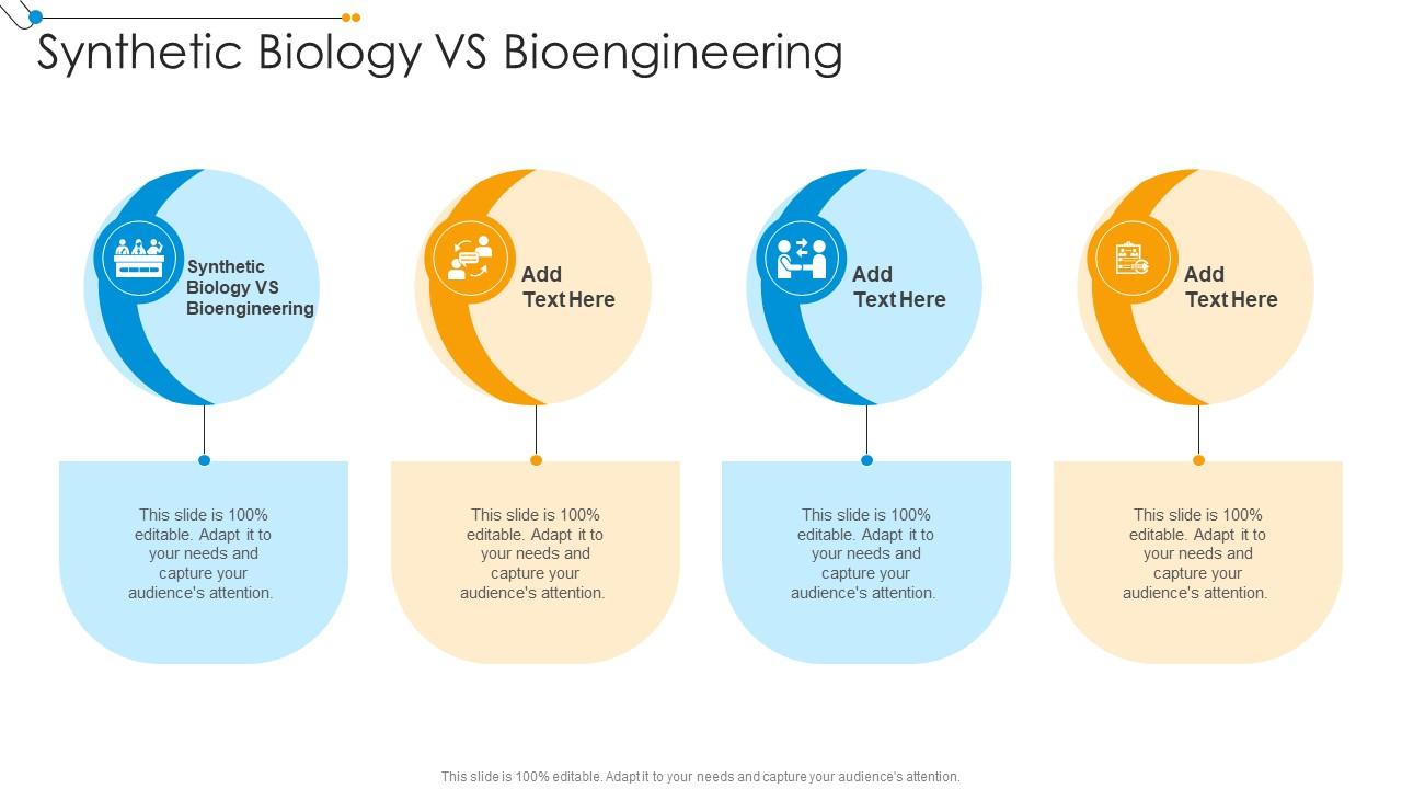 Synthetic Biology Vs Bioengineering In Powerpoint And Google Slides Cpp PPT Example