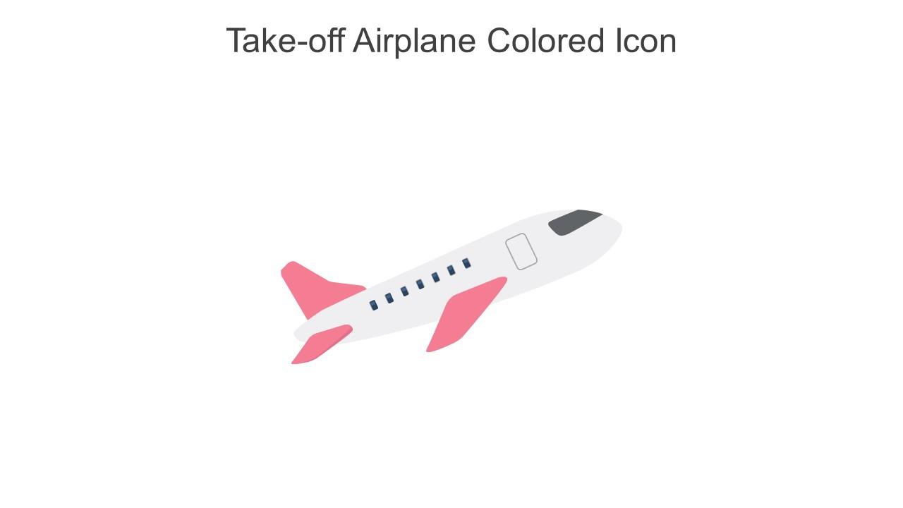 Take Off Airplane Colored Icon In Powerpoint Pptx Png And Editable Eps ...