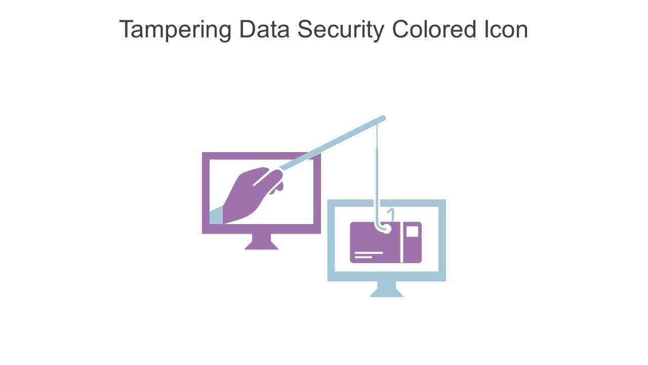 Tampering Data Security Colored Icon In Powerpoint Pptx Png And Editable Eps Format Ppt Example