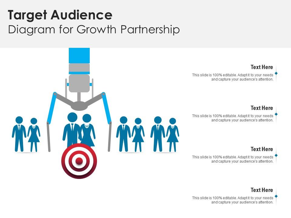 Target Audience Diagram For Growth Partnership Infographic Template ...