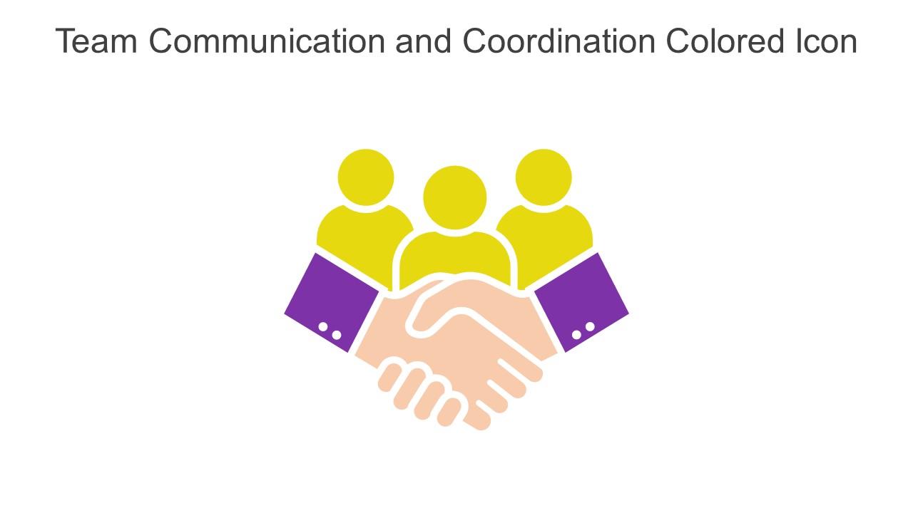Team Communication And Coordination Colored Icon In Powerpoint Pptx Png And Editable Eps Format ...