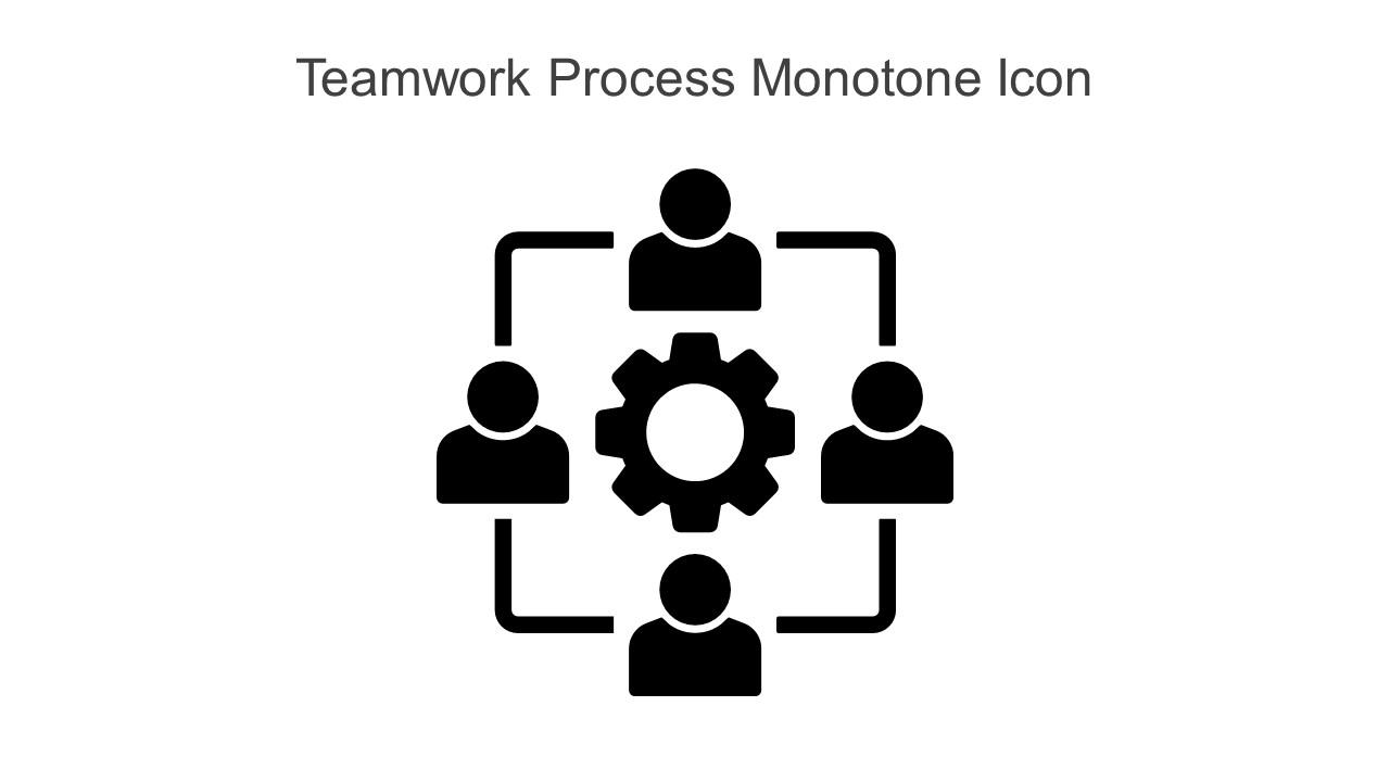 Teamwork Process Monotone Icon In Powerpoint Pptx Png And Editable Eps Format Ppt Example