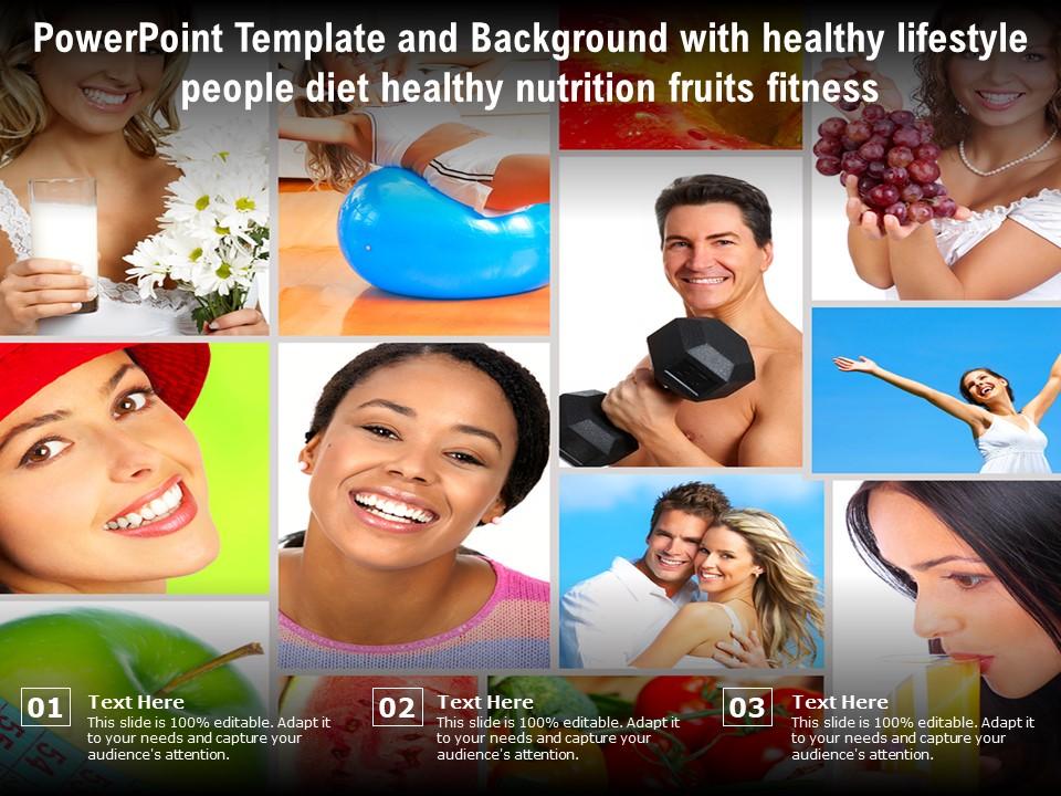 Template And Background With Healthy Lifestyle People Diet Healthy ...