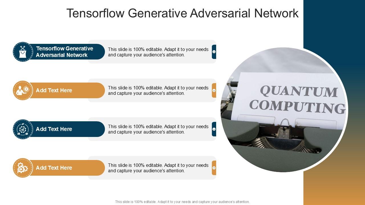 Tensorflow Generative Adversarial Network Ppt Template Cpp PPT Example