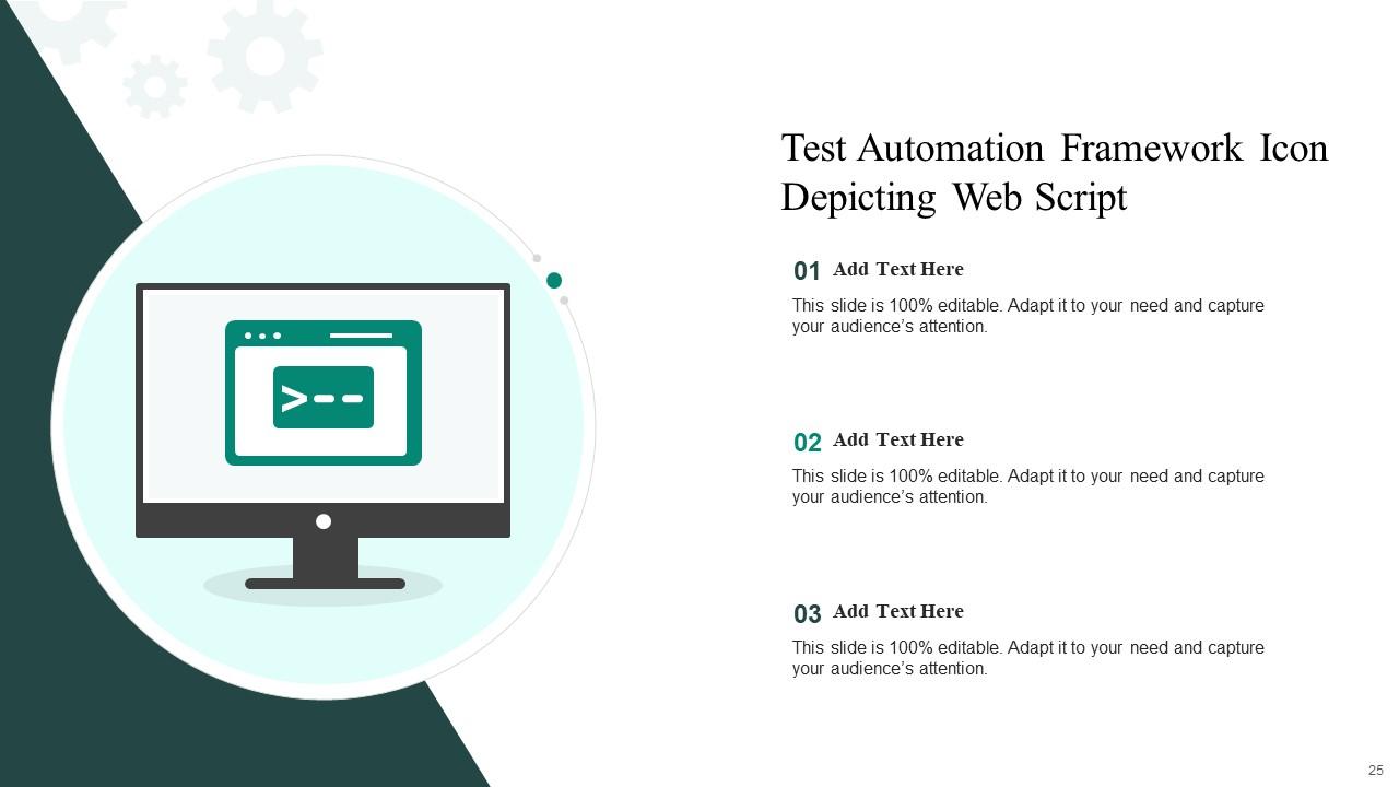 Test Automation Framework Powerpoint Ppt Template Bundles Ppt Template