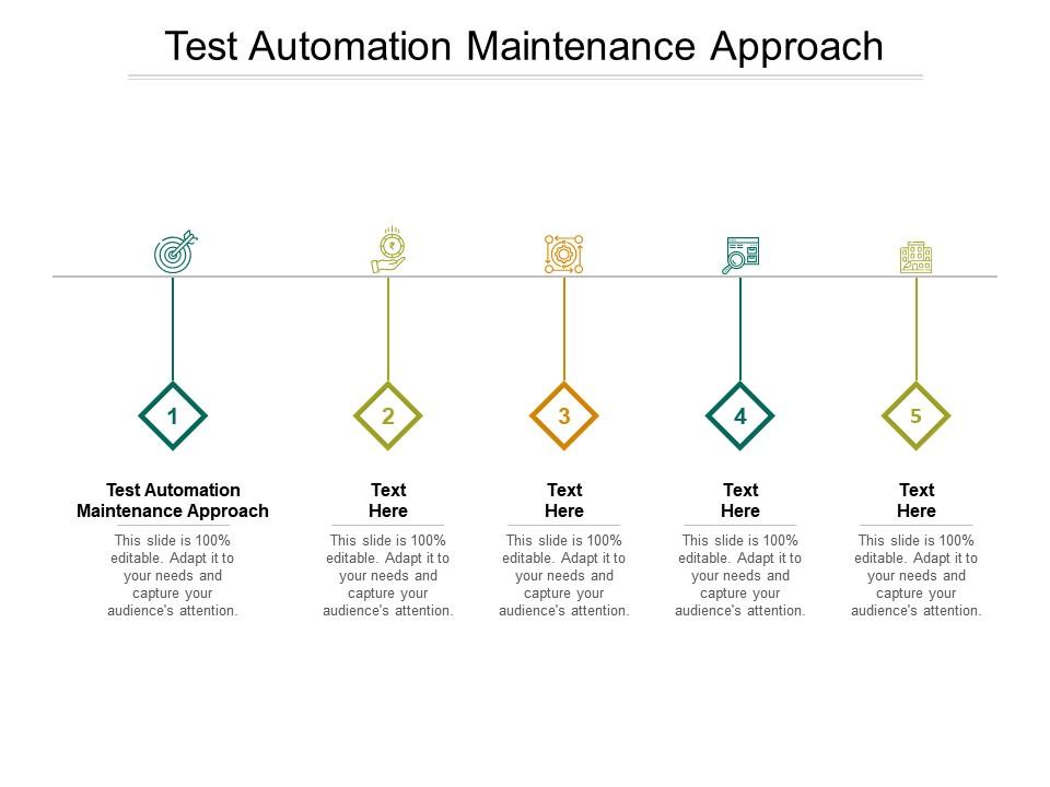 Test Automation Maintenance Approach Ppt Powerpoint Presentation Slides