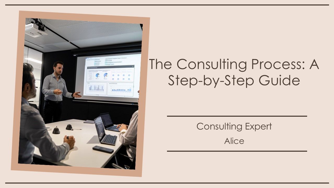The Consulting Process A Step By Step Guide PPT Template AT