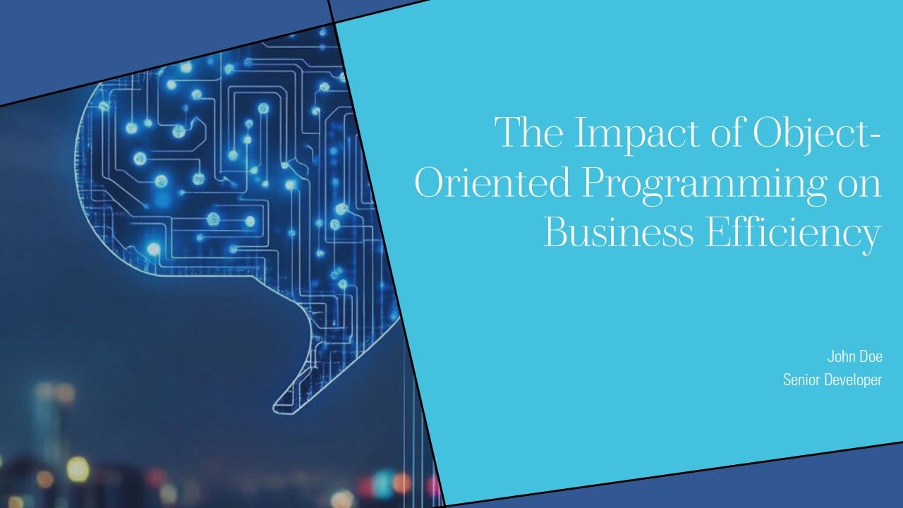 The Impact Of Object Oriented Programming On Business Efficiency PPT ...