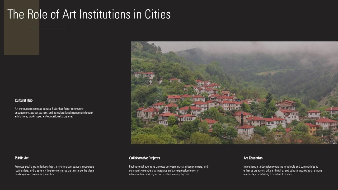 The Role Of Art Institutions In Cities Urban Canvas PPT Presentation ST ...