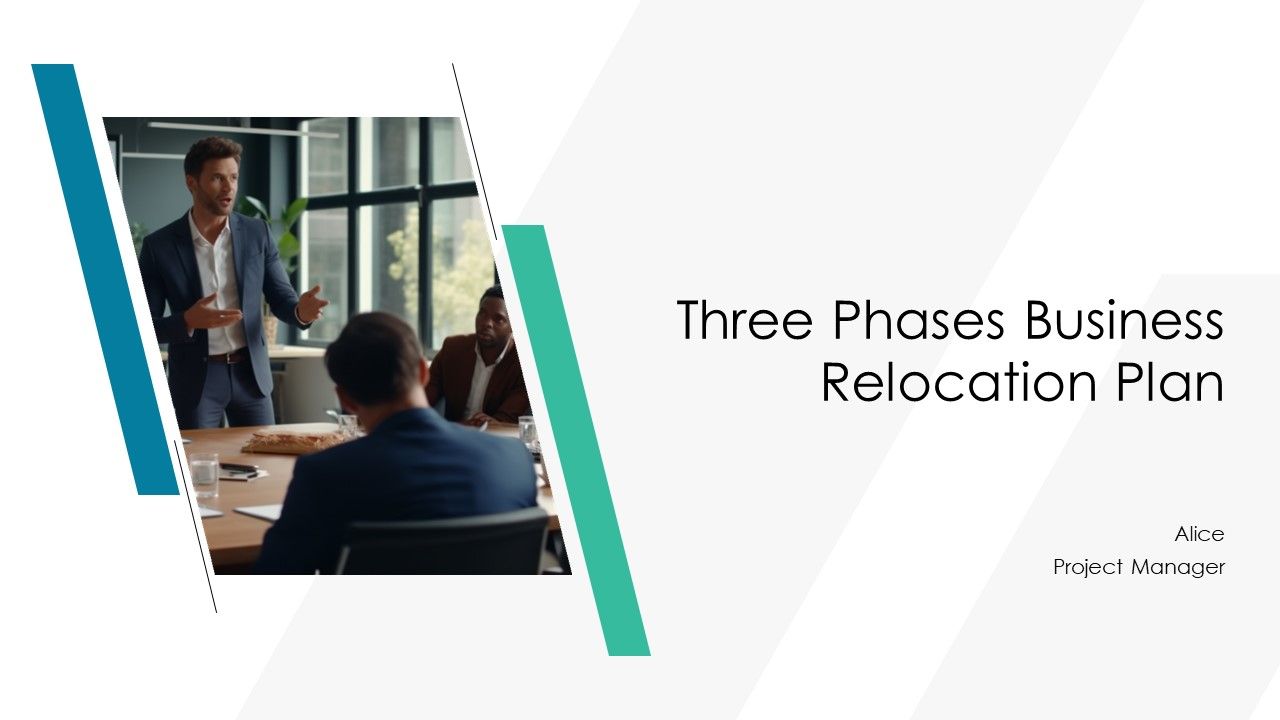 Three Phases Business Relocation Plan PPT Structure AT