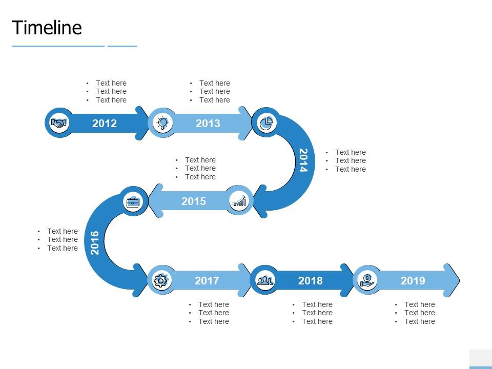 Timeline 2012 To 2019 Years F849 Ppt Powerpoint Presentation Show ...