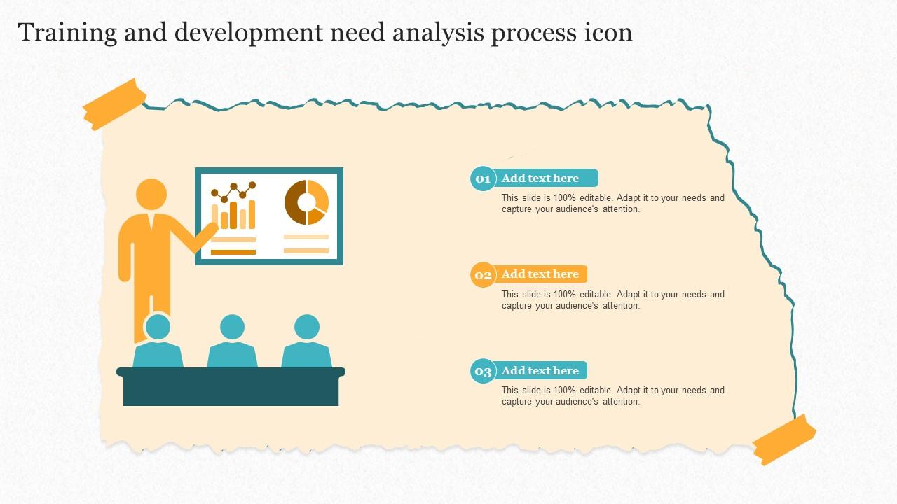 Training And Development Need Analysis Process Icon PPT Template Training And Development Need Analysis Process Icon PPT Template