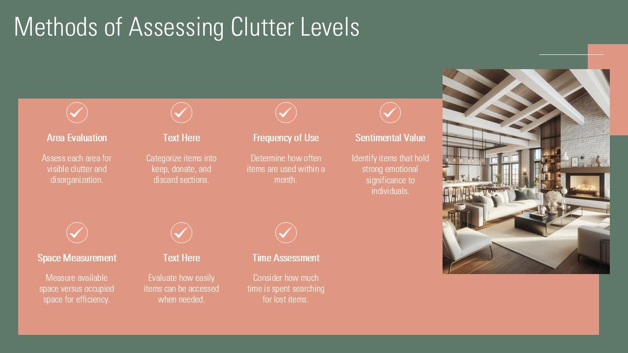 Transforming Cluttered Environments Into Organized Spaces PPT Sample ST AI PPT Slide