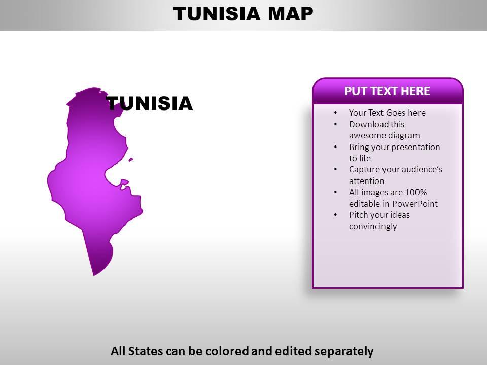 Tunisia Country Powerpoint Maps | PPT Images Gallery | PowerPoint Slide ...
