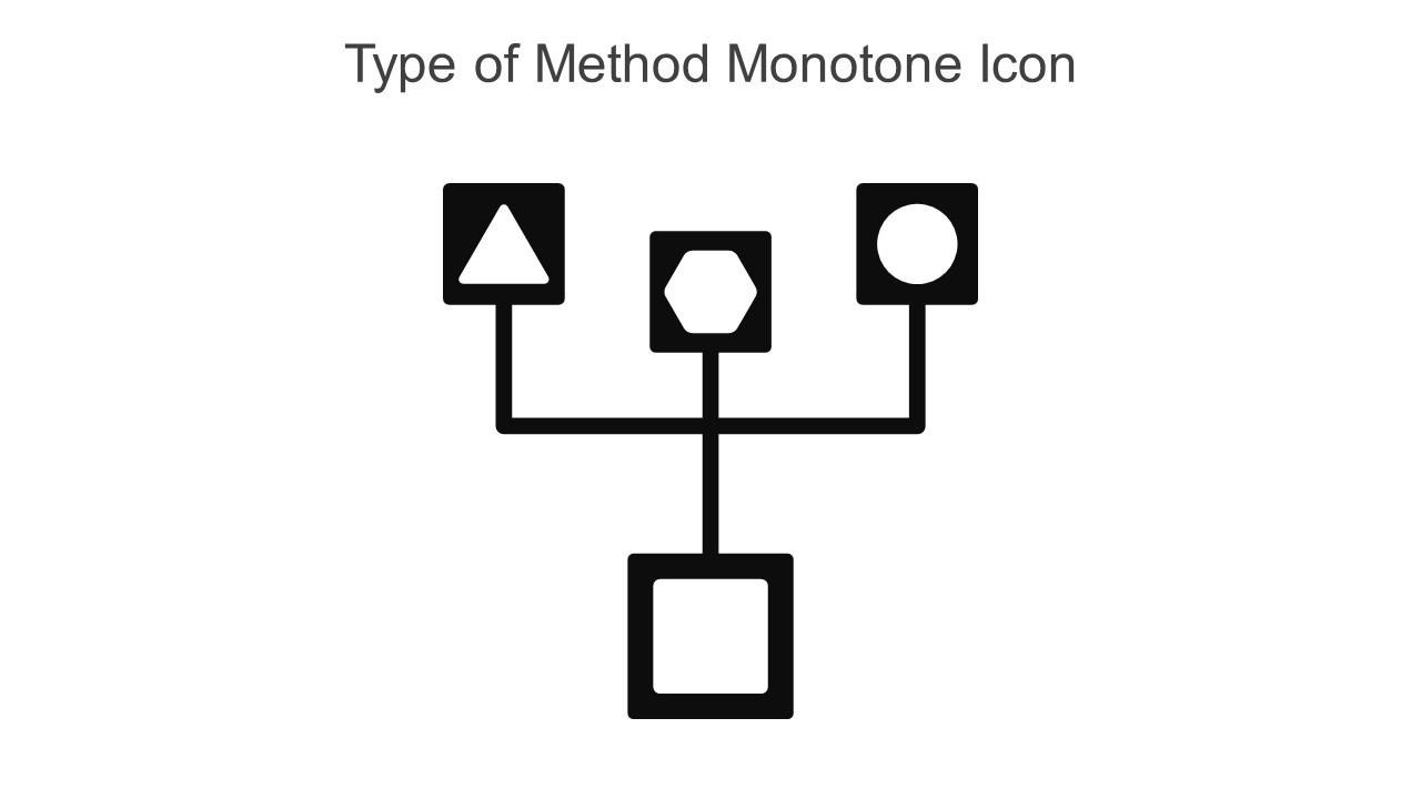 Type Of Method Monotone Icon In Powerpoint Pptx Png And Editable Eps