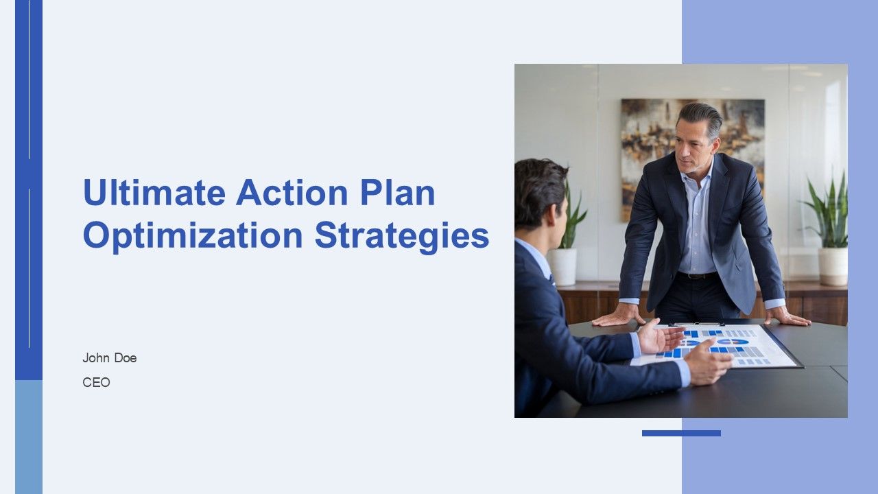 Ultimate Action Plan Optimization Strategies PPT Template AT