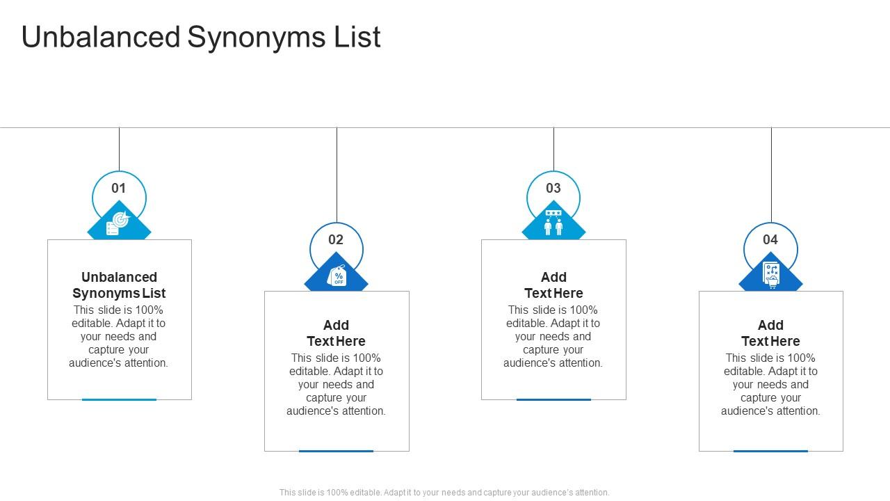 Unbalanced Synonyms List In Powerpoint And Google Slides Cpb PPT Template