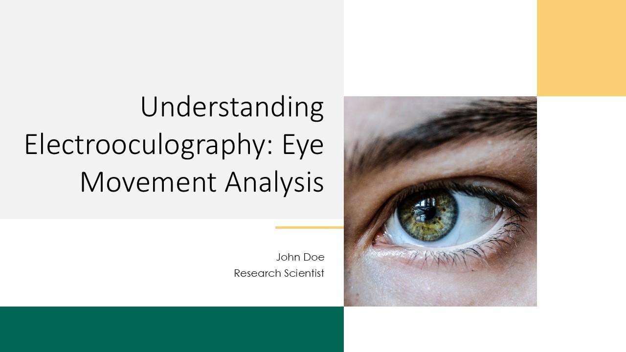 Understanding Electrooculography Eye Movement Analysis PPT Template ST AI PPT Template
