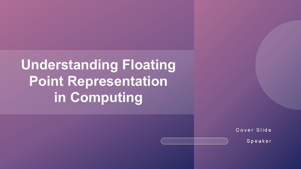 Understanding Floating Point Representation In Computing PPT Template ST AI