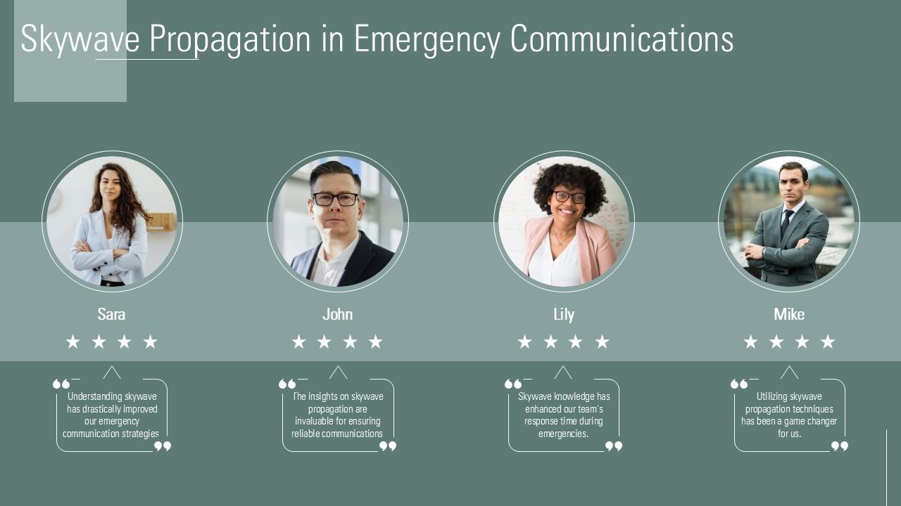 Understanding Skywave Propagation In Radio Waves PPT Example ST AI PPT Template