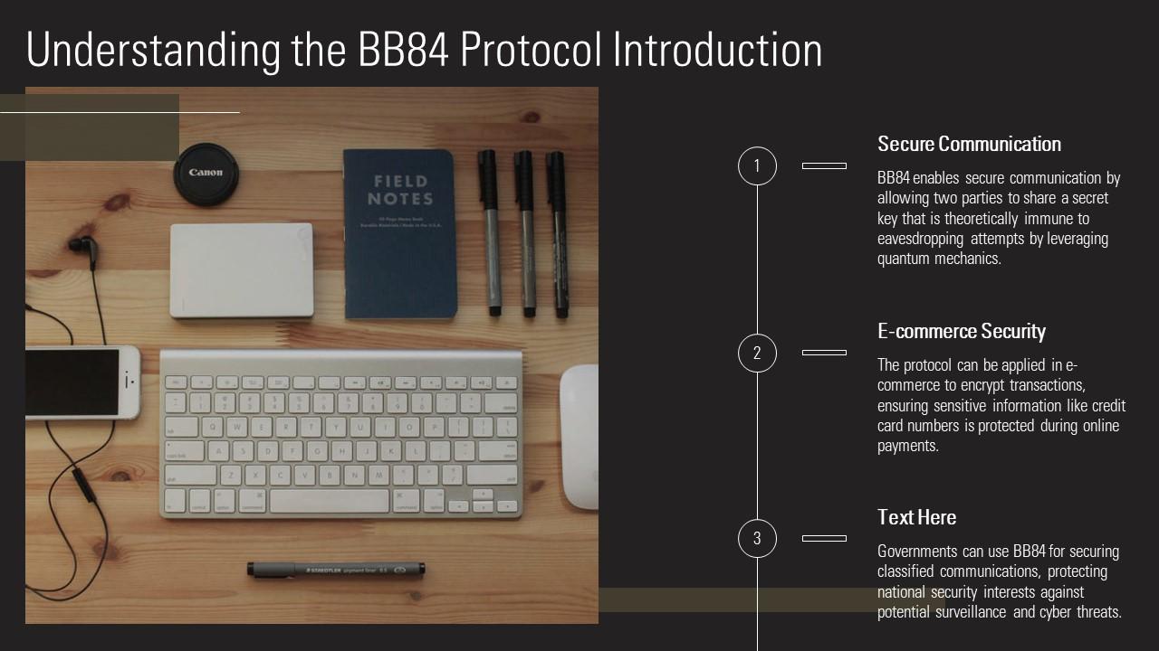Understanding The Bb84 Protocol Quantum Key Distribution Explained Ppt Sample St Ai Ppt Presentation