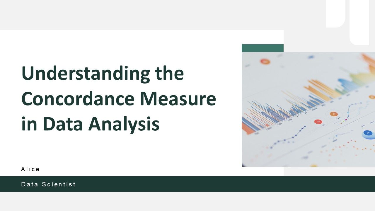 Understanding The Concordance Measure In Data Analysis PPT Slides ST AI