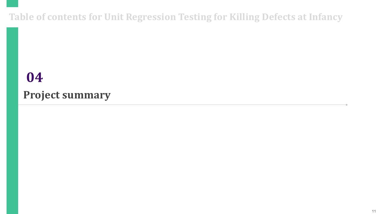Unit Regression Testing For Killing Defects At Infancy Powerpoint ...