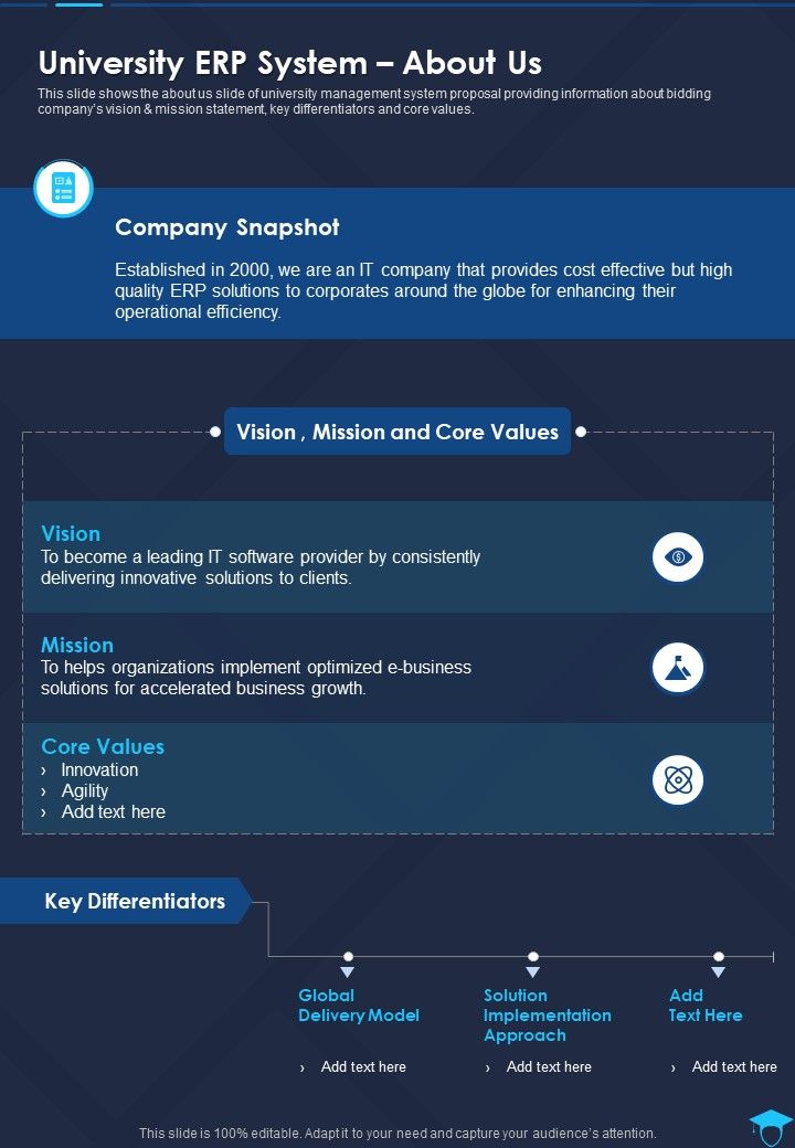 University ERP System About Us One Pager Sample Example Document ... University ERP System About Us One Pager Sample Example Document ...