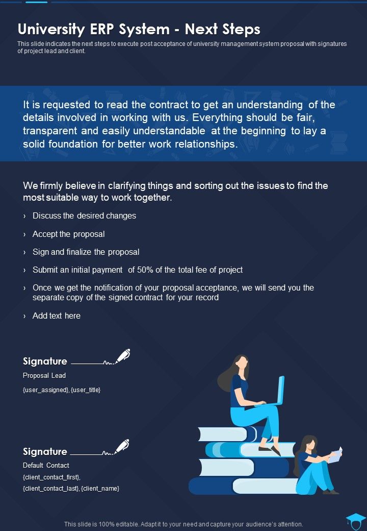 University ERP System Next Steps One Pager Sample Example Document ... University ERP System Next Steps One Pager Sample Example Document ...