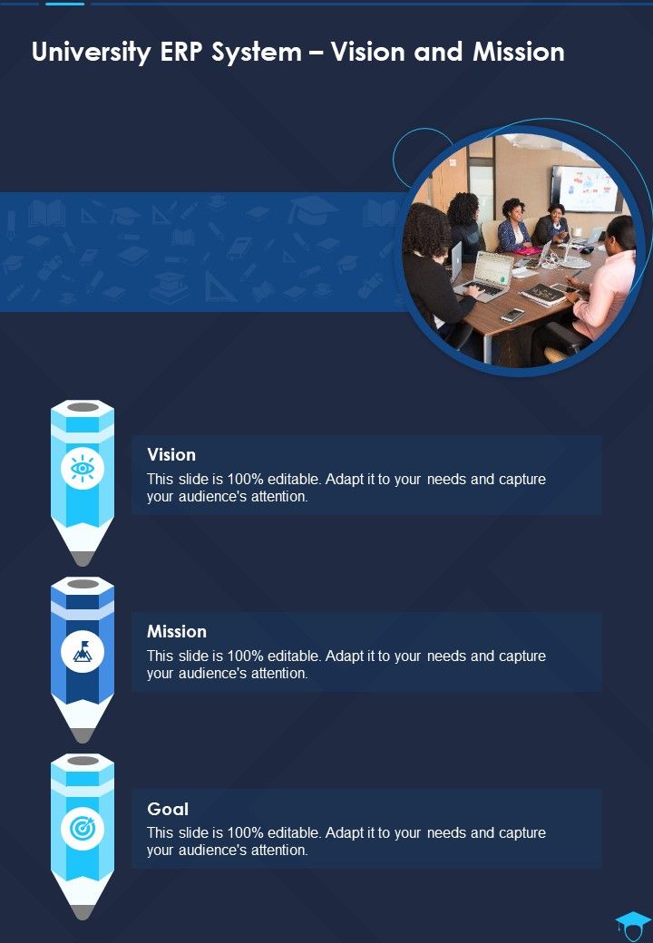 University ERP System Vision And Mission One Pager Sample Example ... University ERP System Vision And Mission One Pager Sample Example ...