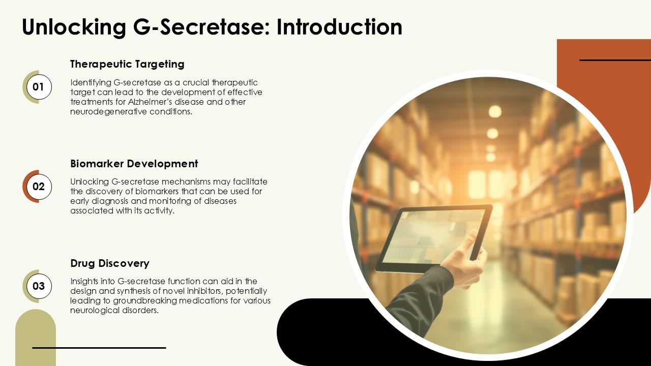 Unlocking G Secretase Introduction PPT Sample ST AI SS PPT Slide