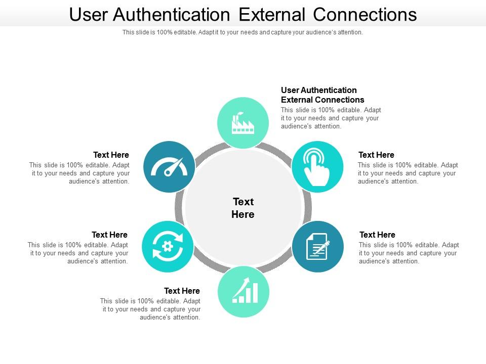 User Authentication External Connections Ppt Powerpoint Presentation Professional Tips Cpb