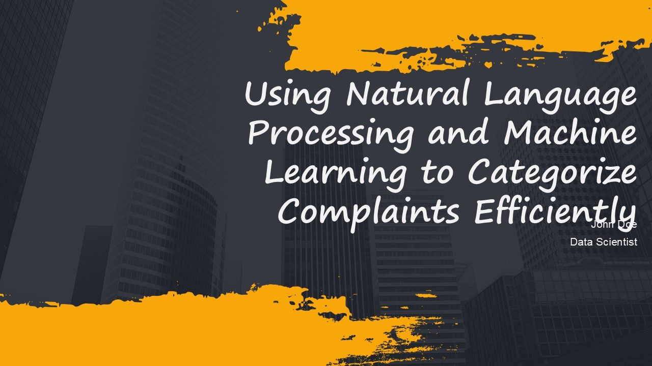 Using Natural Language Processing And Machine Learning To Categorize ...