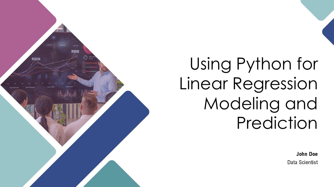 Using Python For Linear Regression Modeling And Prediction PPT ...
