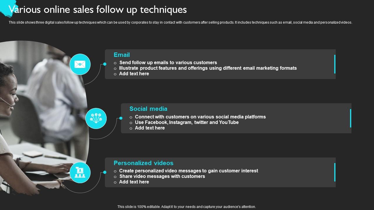 Top 10 Sales Follow Up Techniques PowerPoint Presentation Templates in 2026