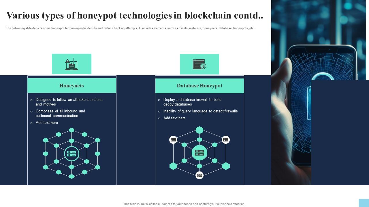 Various Types Of Honeypot Technologies In Blockchain Hands On Blockchain Security Risk Bct Ss V
