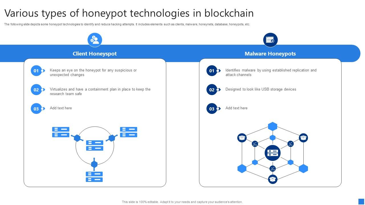 Various Types Of Honeypot Technologies Securing Blockchain Transactions A Beginners Guide Bct Ss