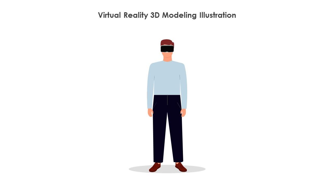 Virtual Reality 3d Modeling Illustration PPT Example