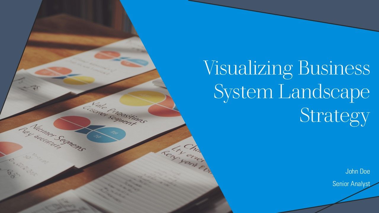 Visualizing Business System Landscape Strategy PPT Presentation AT
