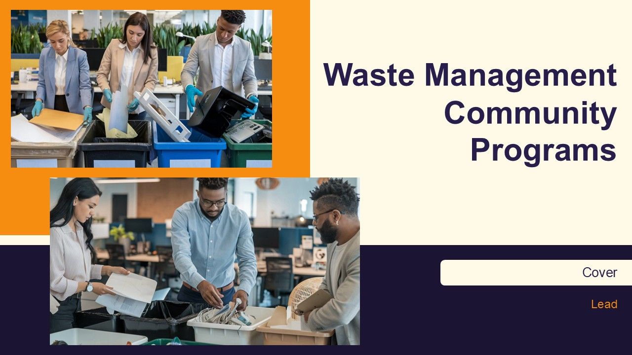 Waste Management Community Programs PPT PowerPoint AT