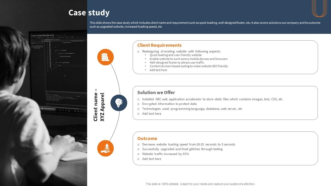 Website Development Solutions Company Profile Case Study PPT PowerPoint Website Development Solutions Company Profile Case Study PPT PowerPoint