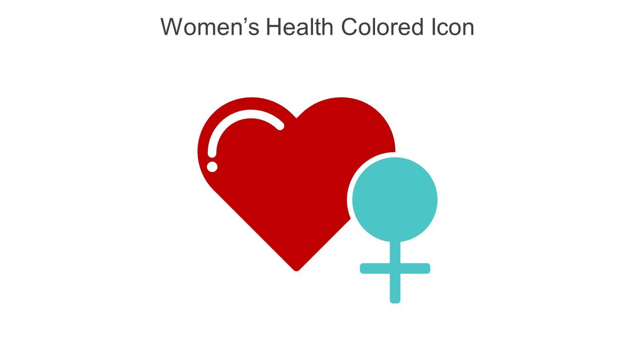 Womens Health Colored Icon In Powerpoint Pptx Png And Editable Eps