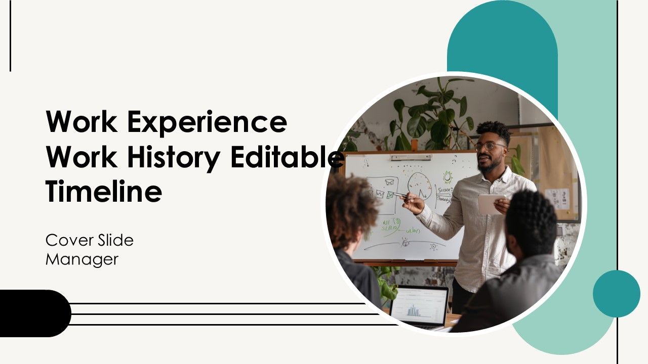 Work Experience Work History Editable Timeline PPT Guidelines AT