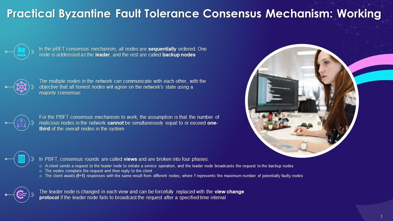 Working Of Practical Byzantine Fault Tolerance Consensus Training Ppt Ppt Presentation