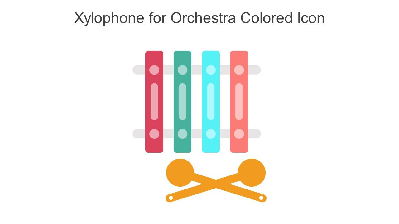 Xylophone For Orchestra Colored Icon In Powerpoint Pptx Png And ...