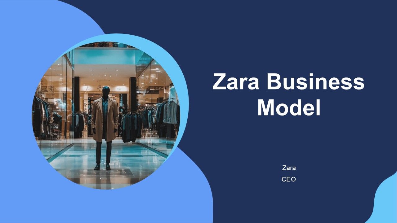 Zara Business Model PPT Slides ST AI